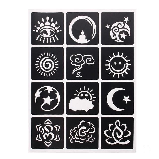Henné Sticker Stencil Muslim Signs | Indian kingdom & Royaume Indien